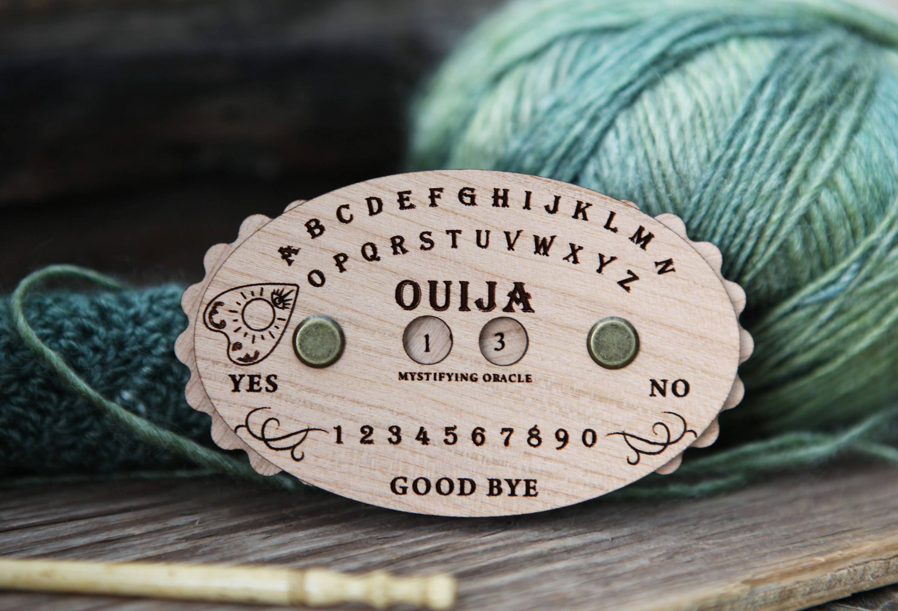Wooden Ouija Board Style Knitting Row Counter with Dials – Knitting is ...