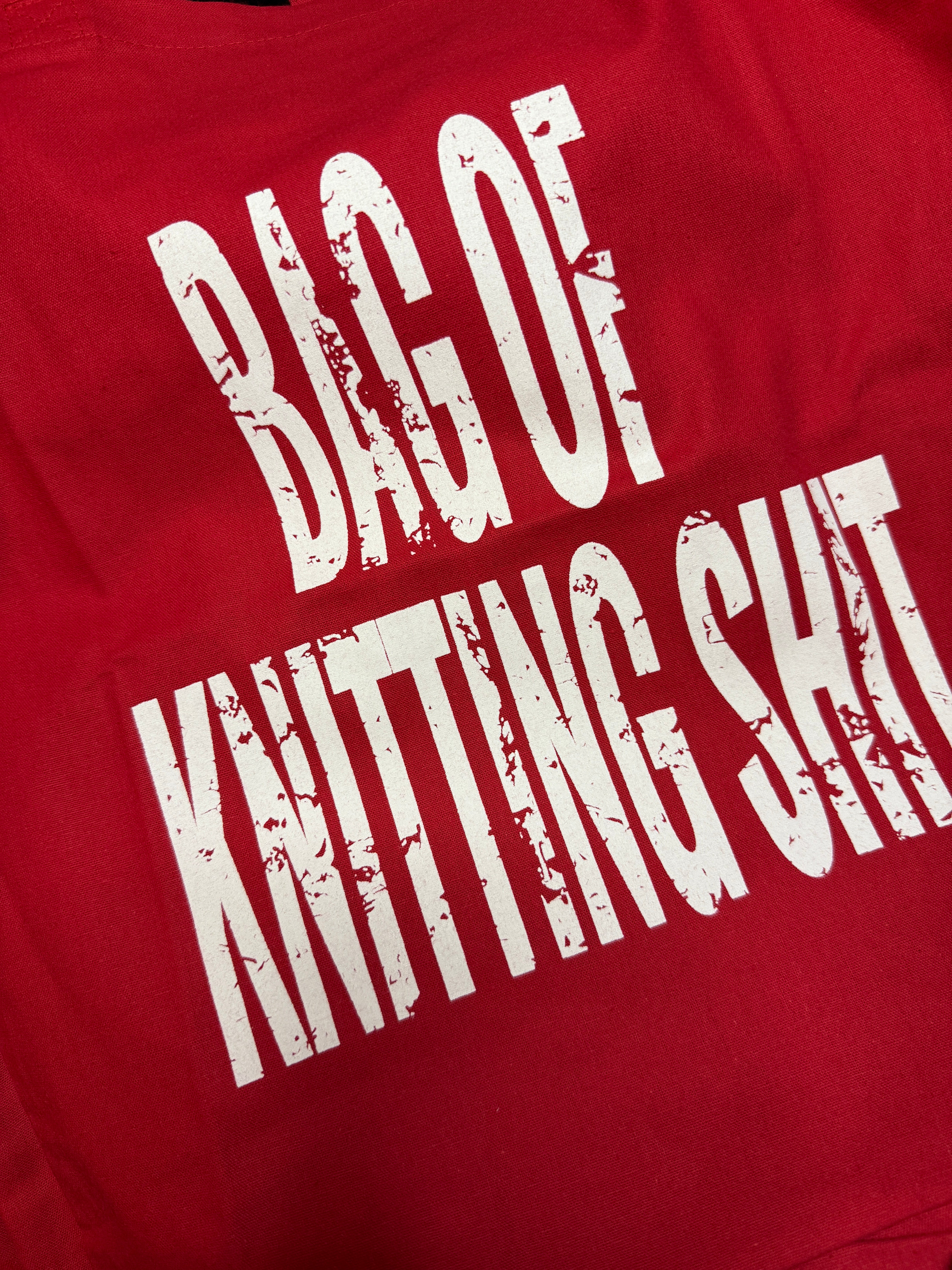Bag of Knitting Shit Tote Bag – Knitting is Metal