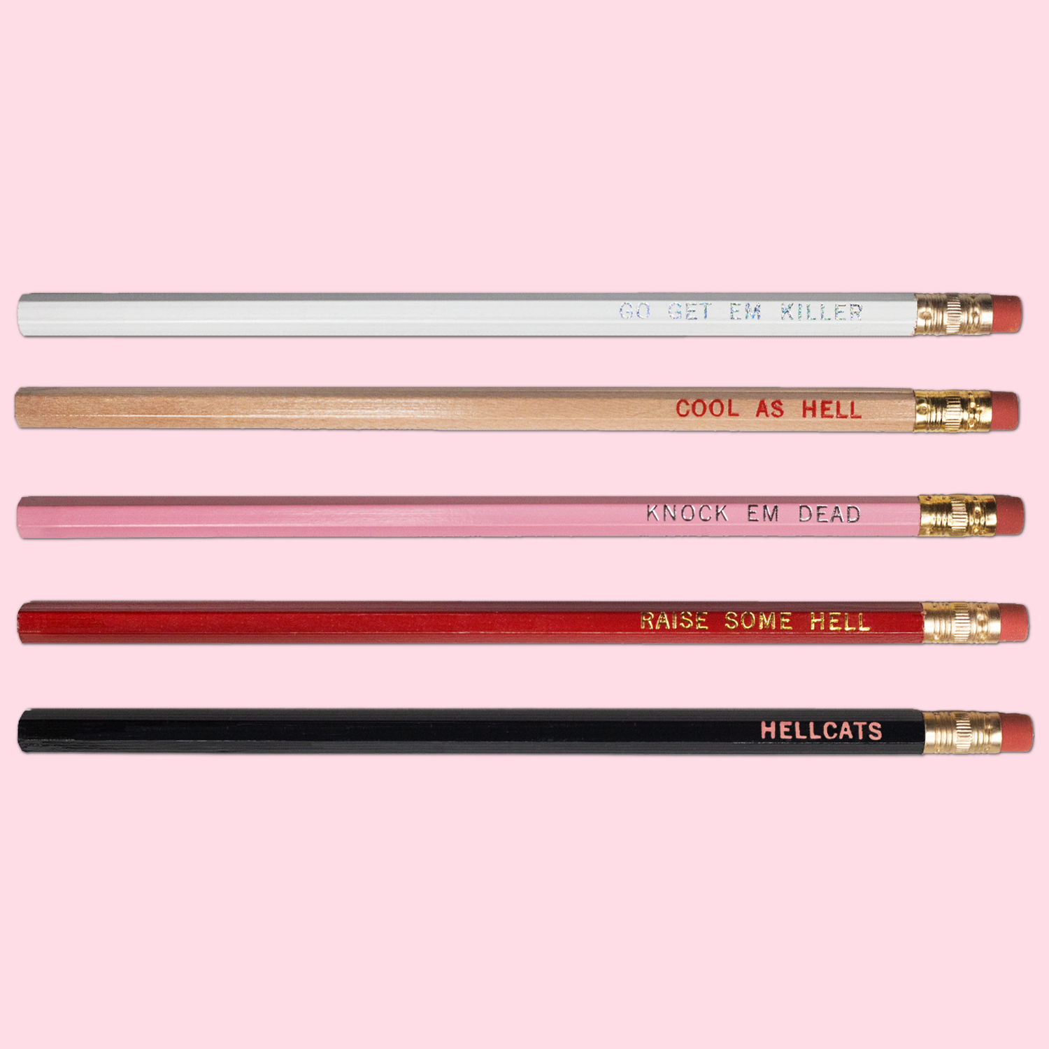 Hellcats Pencil Pack – Knitting is Metal